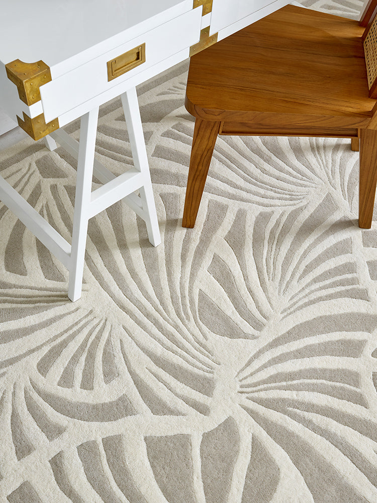 Florence Broadhurst Japanese Fans Ivory 039301 Rug – RugsDirect