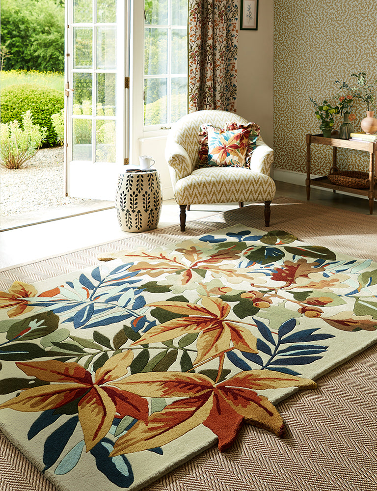 Sanderson Robin's Wood Russet Brown 146501 Rug – RugsDirect