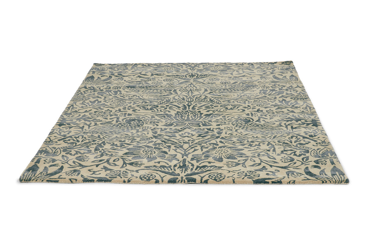 Pure Strawberry Thief Ink Rug – RugsDirect