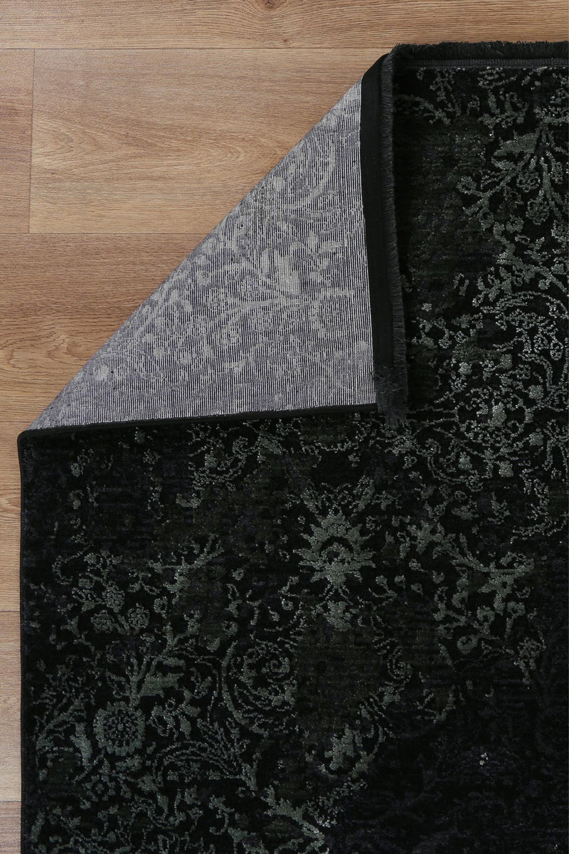 Brooklyn Distressed Medallion Emerald Green Rug – RugsDirect