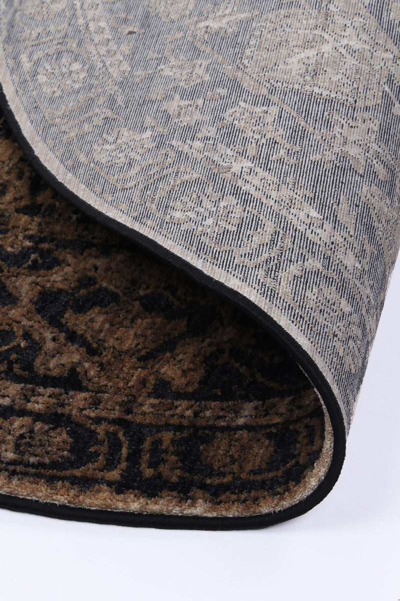 Brooklyn Vintage Oriental Gold Round Rug – RugsDirect