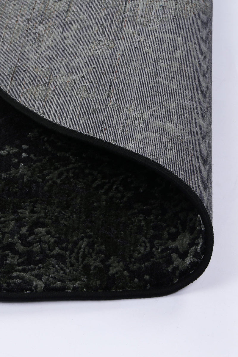 Brooklyn Distressed Medallion Emerald Green Round Rug – RugsDirect