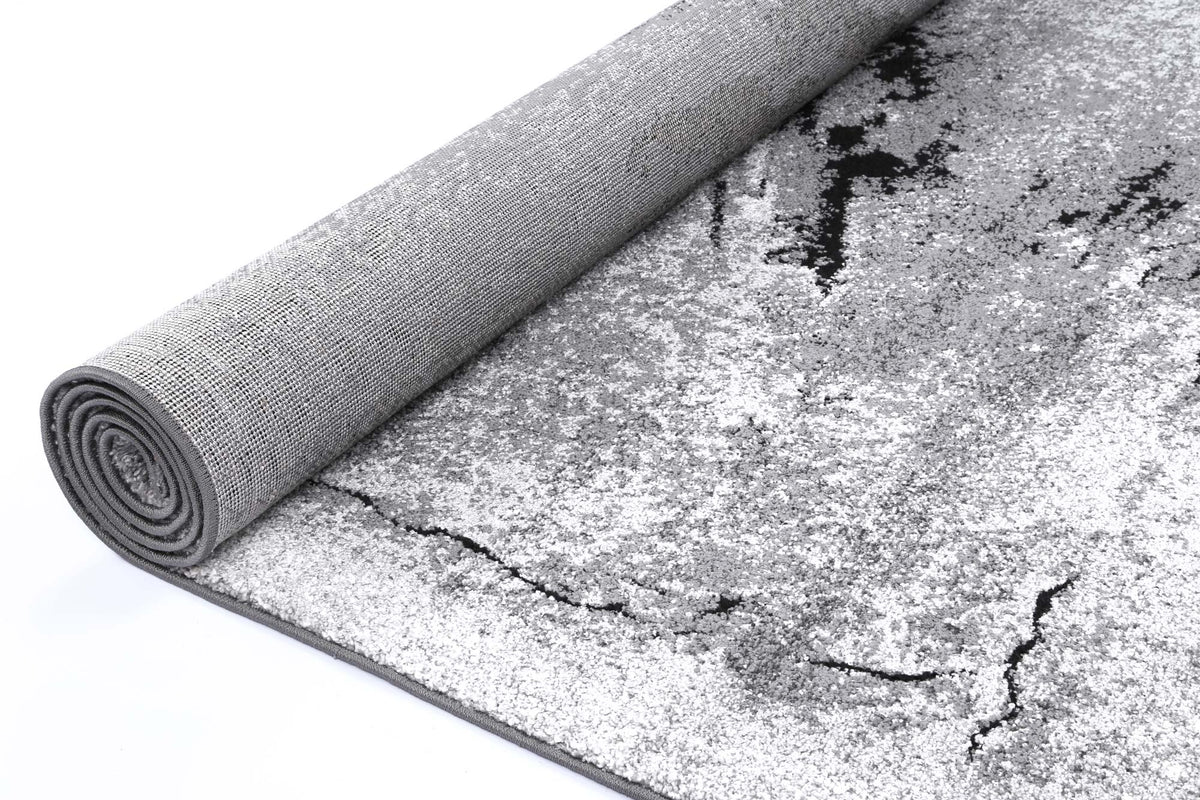 Vision Geode Abstract Grey Rug – RugsDirect